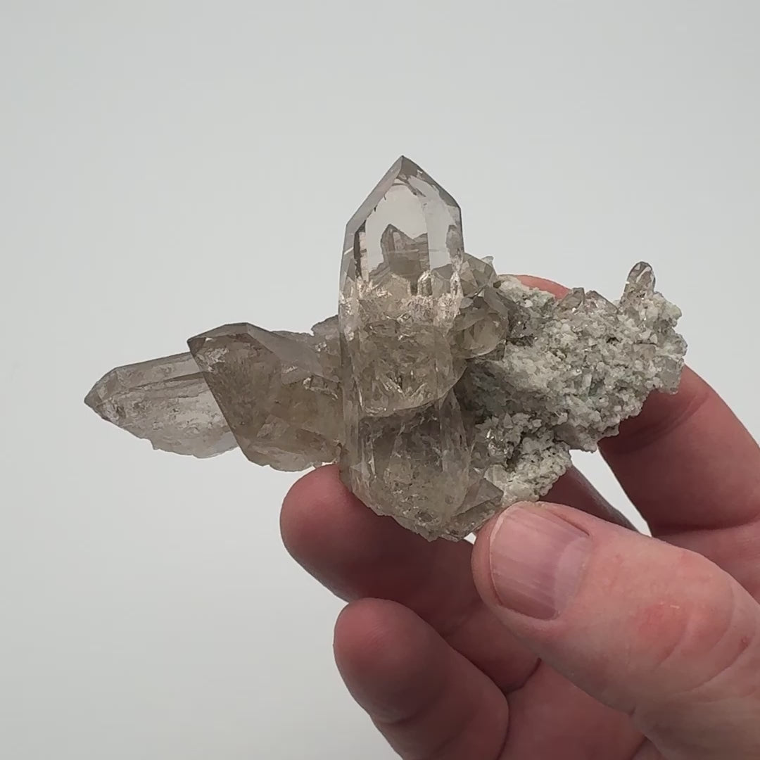 Smoky Quartz (Swiss) - Mineral Specimen From Teifen Glacier For Sale ...